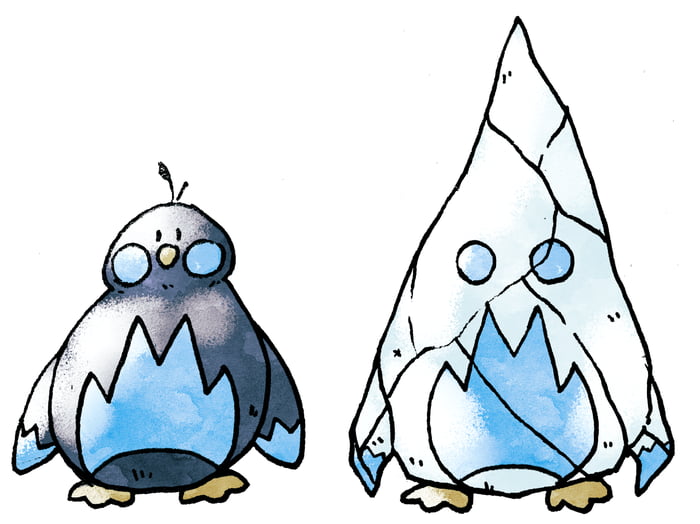 Eiscue redesign - “it covers its body in ice when it hunts. this lets ...