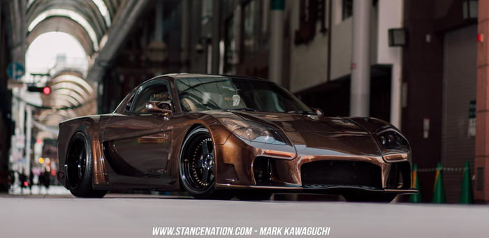 Beautiful Copper-toned Brown Veilside RX7 - 9GAG