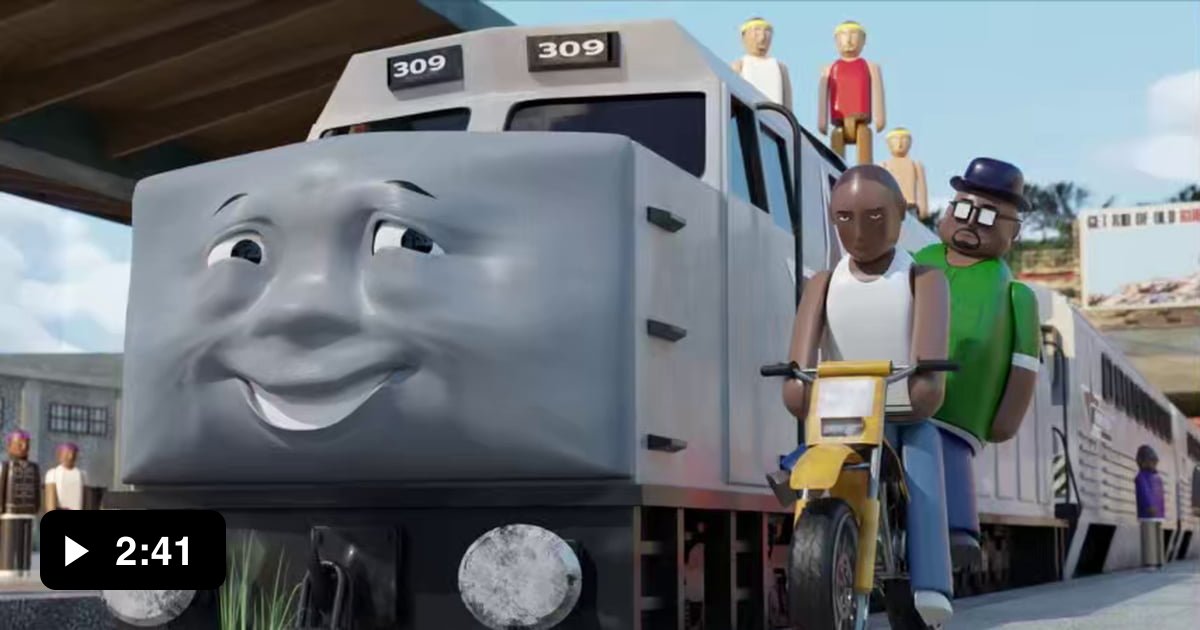 Wrong side of.. Sodor (btw they hired the original Thomas TTE voice ...