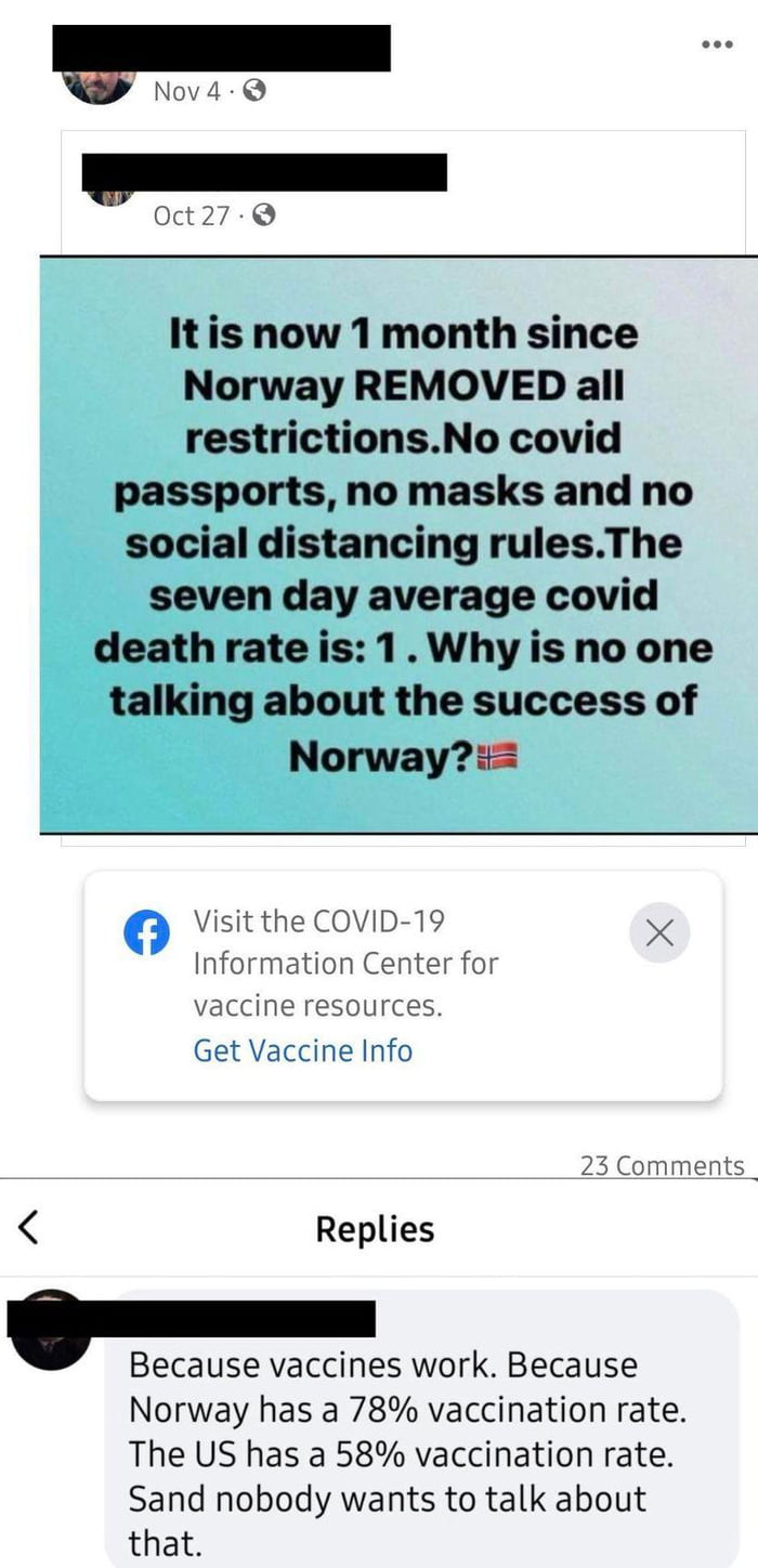 Norway’s loosening because of the truth - 9GAG