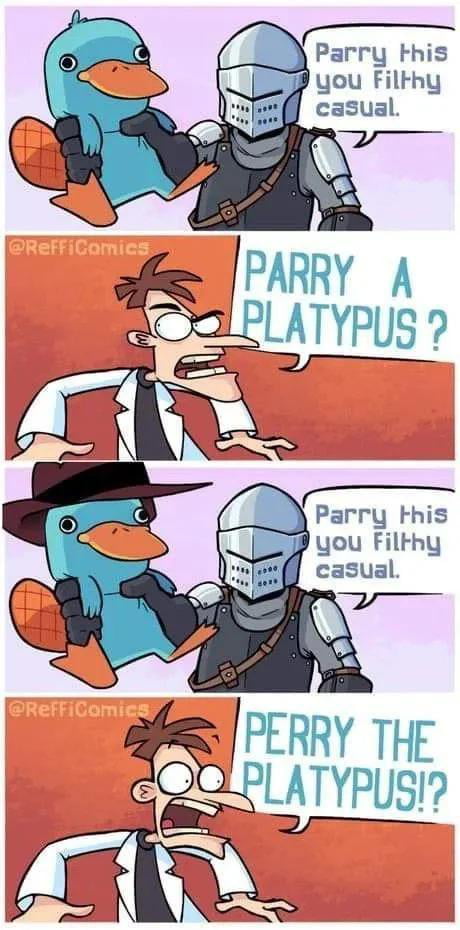 Parry the Platypus - 9GAG