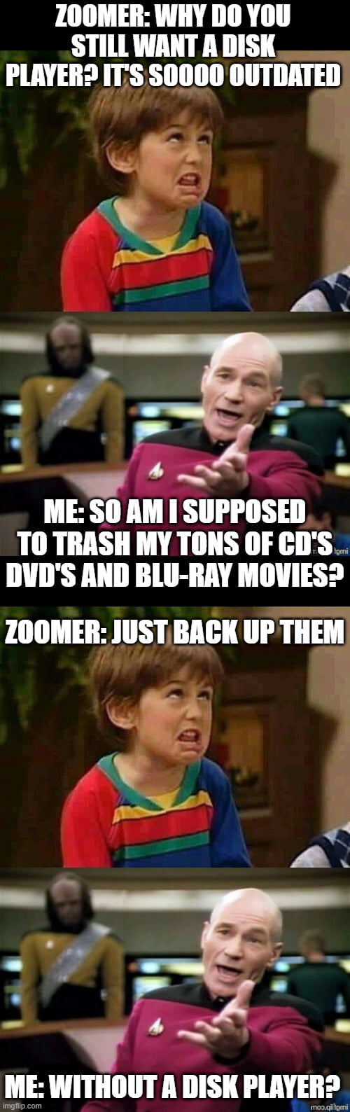 I swear people less than 25 years old are unable to understand the joy ...