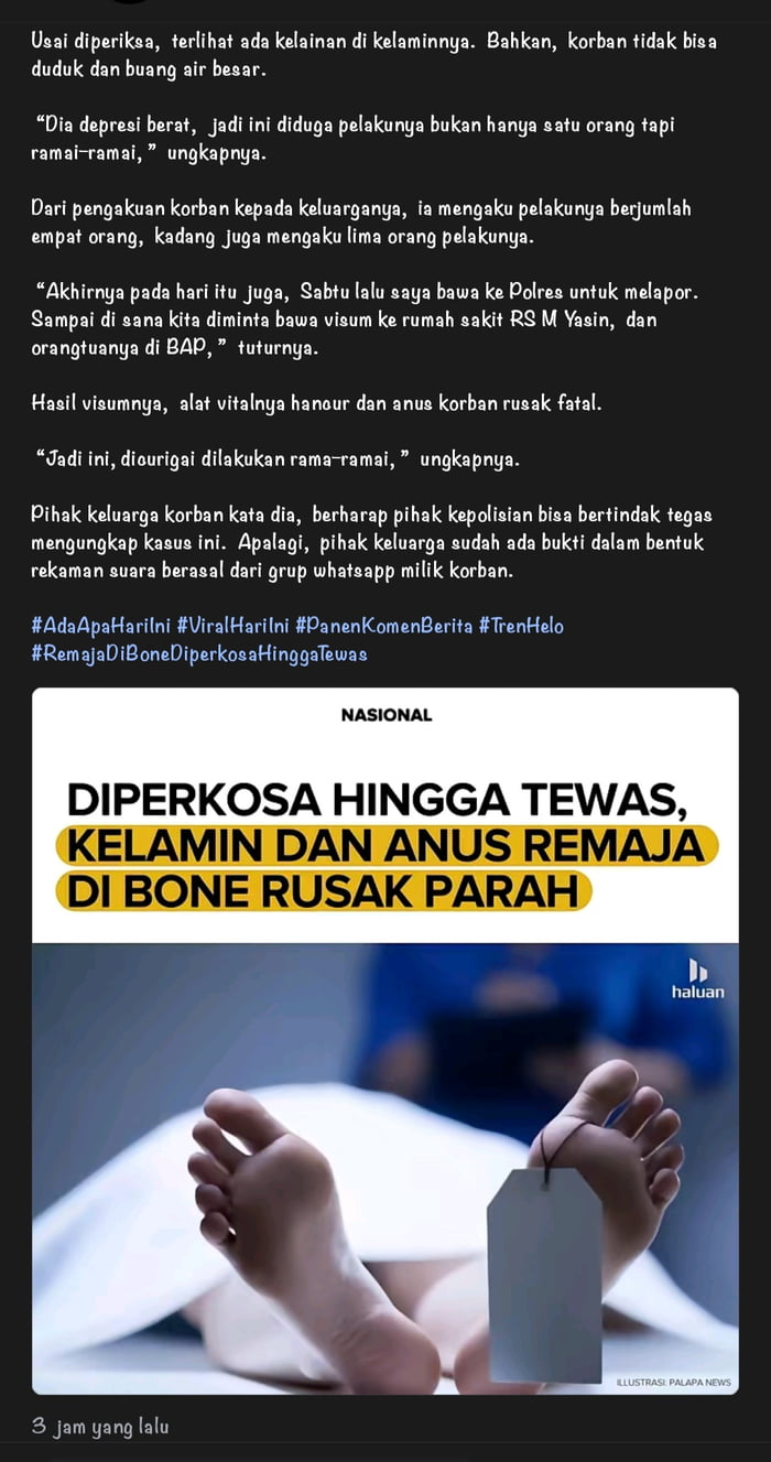"perabot" rusak parah, apalagi mental. untuk pelaku, hukuman apa yang cocok ini? 🤬🤬🤬 - 9GAG