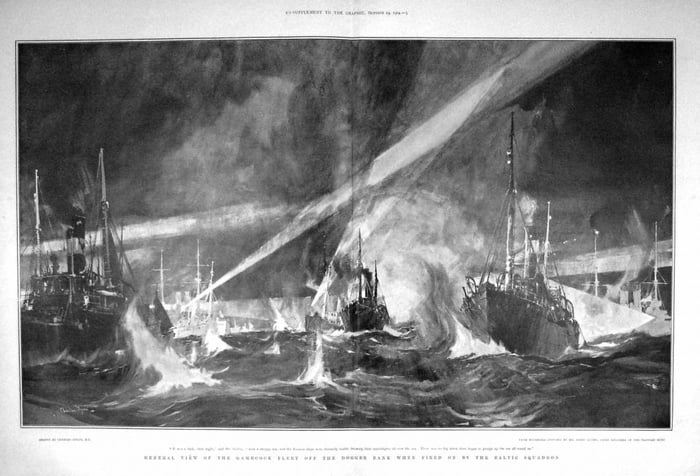 October 21 1904, the day the mighty Russian fleet fought to a stalemate ...