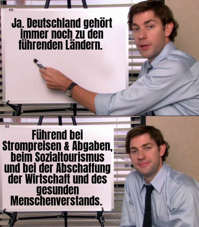 Wenn Ampel-Politiker dir weismachen wollen, das Deutschland immer noch ...