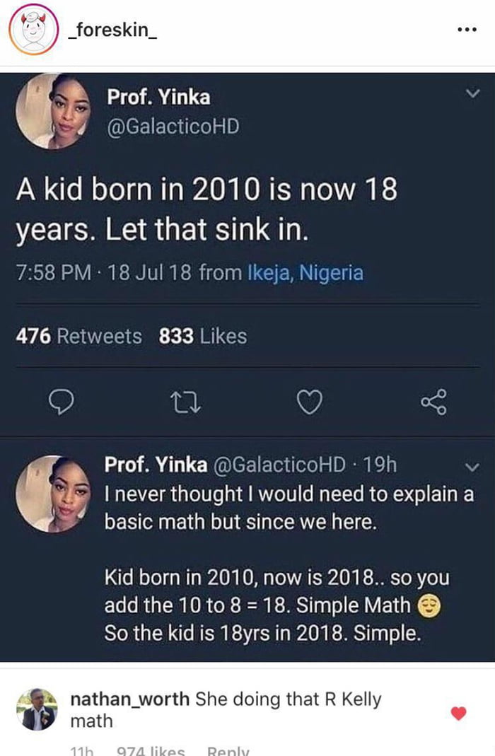 That R Kelly math - 9GAG