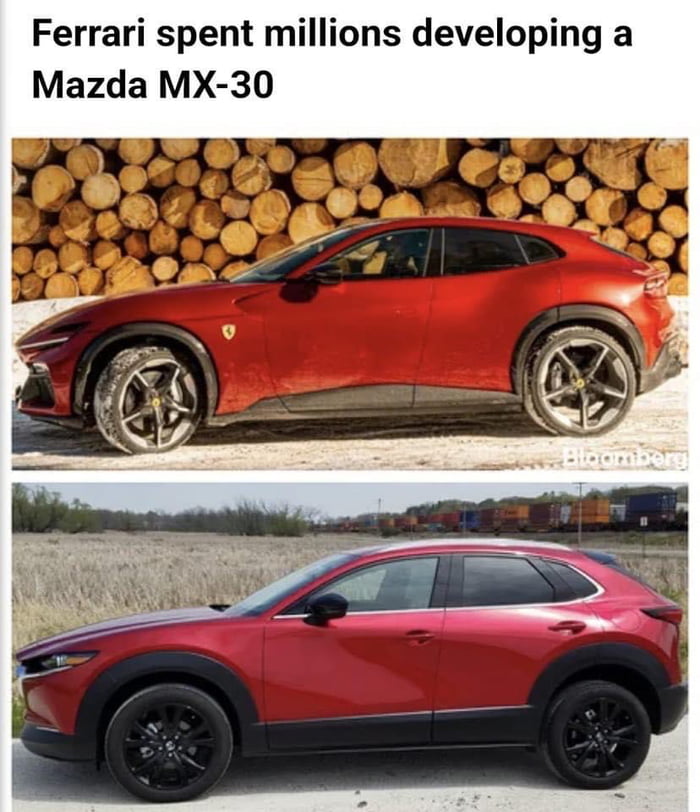 Ferrari vs Mazda - 9GAG