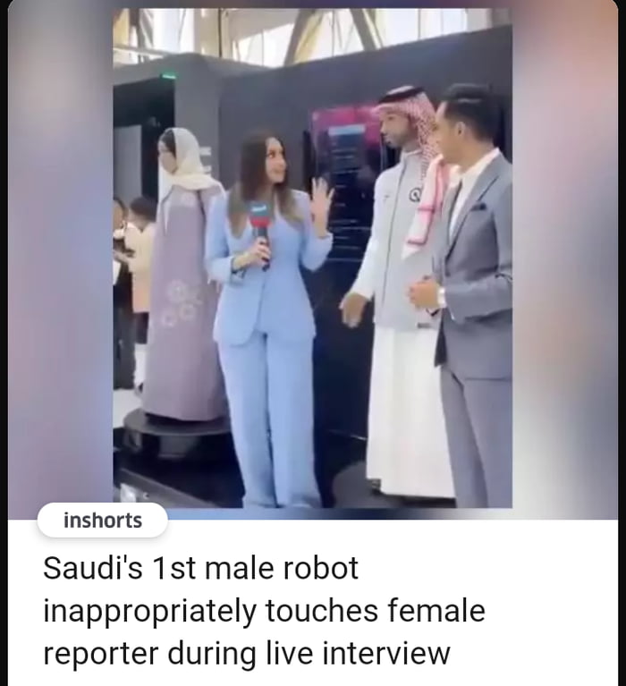 Guess what , The name of Robot is " Android Mohammad ". - 9GAG