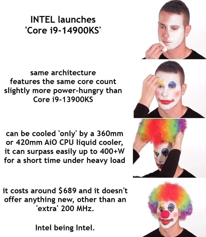 Intel "Toasty and Expensive" Inside... - 9GAG
