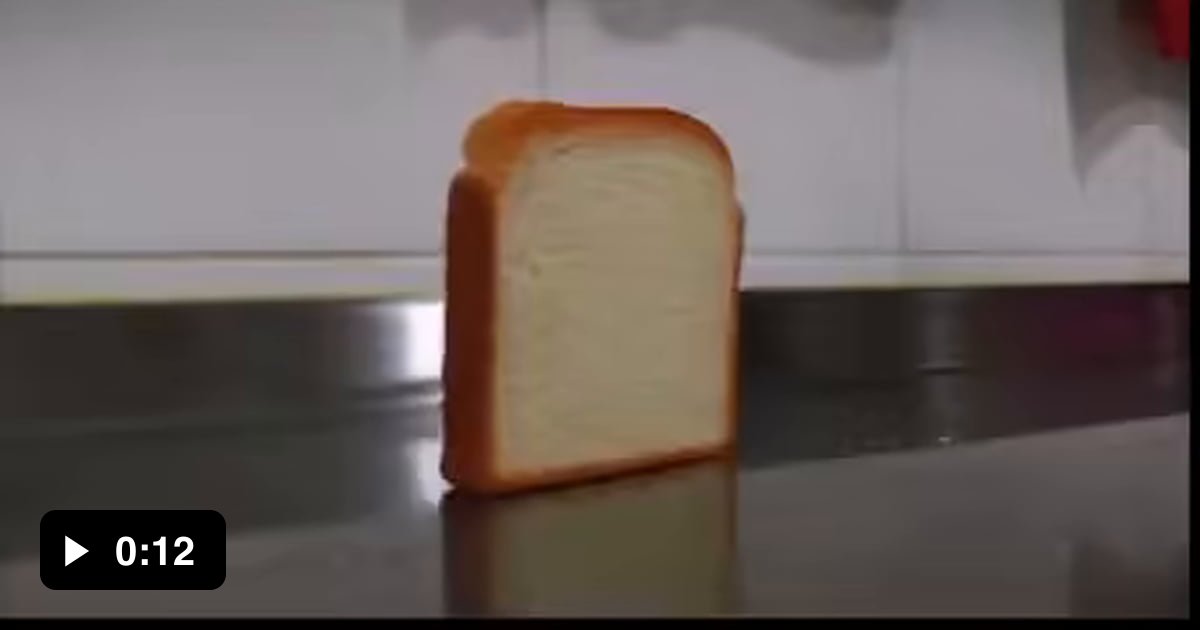 Bread falling down - 9GAG