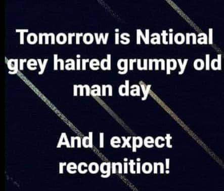 Grey haired grumpy old man... - 9GAG