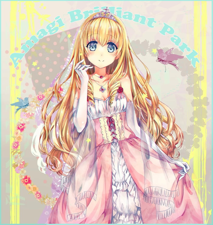 "Aryan" blue-eyed, blonde hair Princess Latifa (Amagi Brilliant Park ...