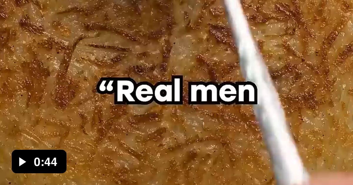 "Real men don't cook!" - 9GAG