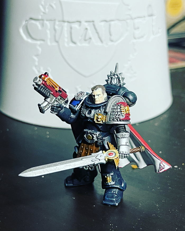 First Character model, and the start of my Deathwatch army, Uriel ...