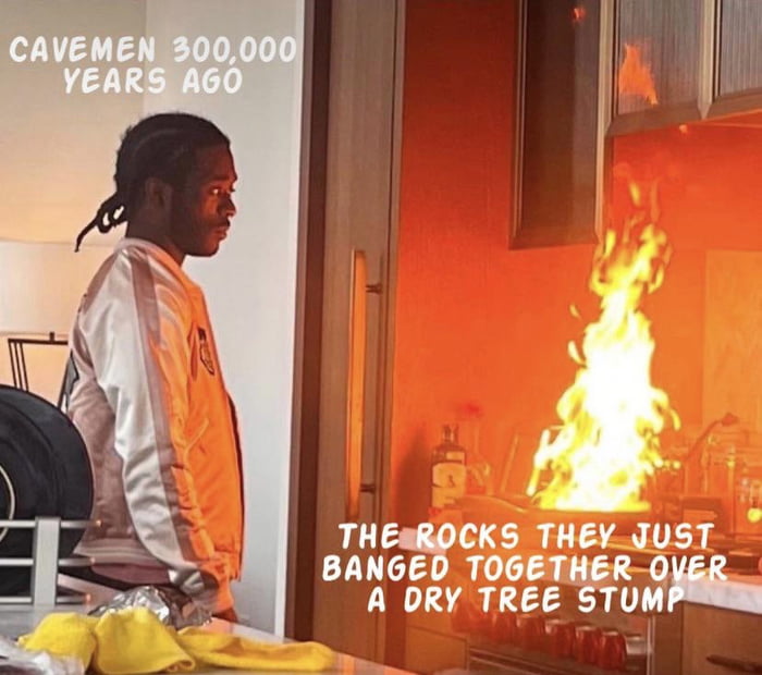 Ain't it wacky that a horny caveman beat a rock to create wifi - 9GAG