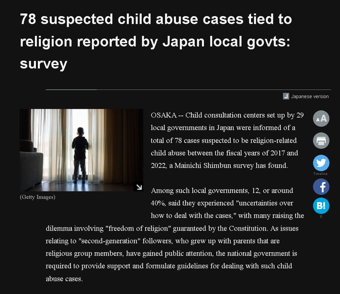 Even japanese get abused by religious people - 9GAG