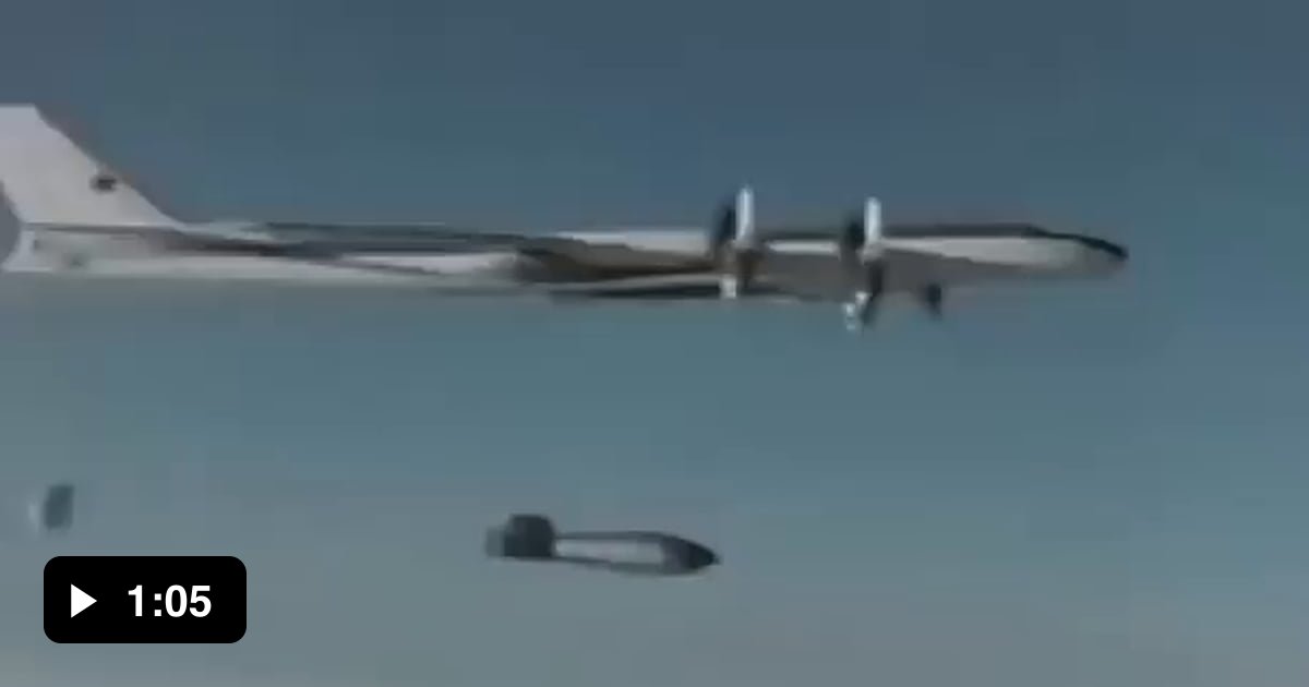 The Tsar Bomba test footage, 1961.It’s the most powerful nuclear weapon ...