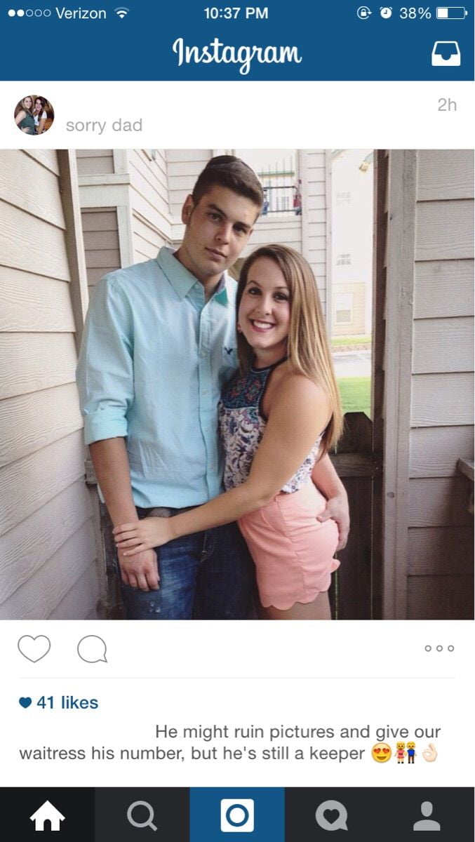 That tight grab is better than the caption - 9GAG