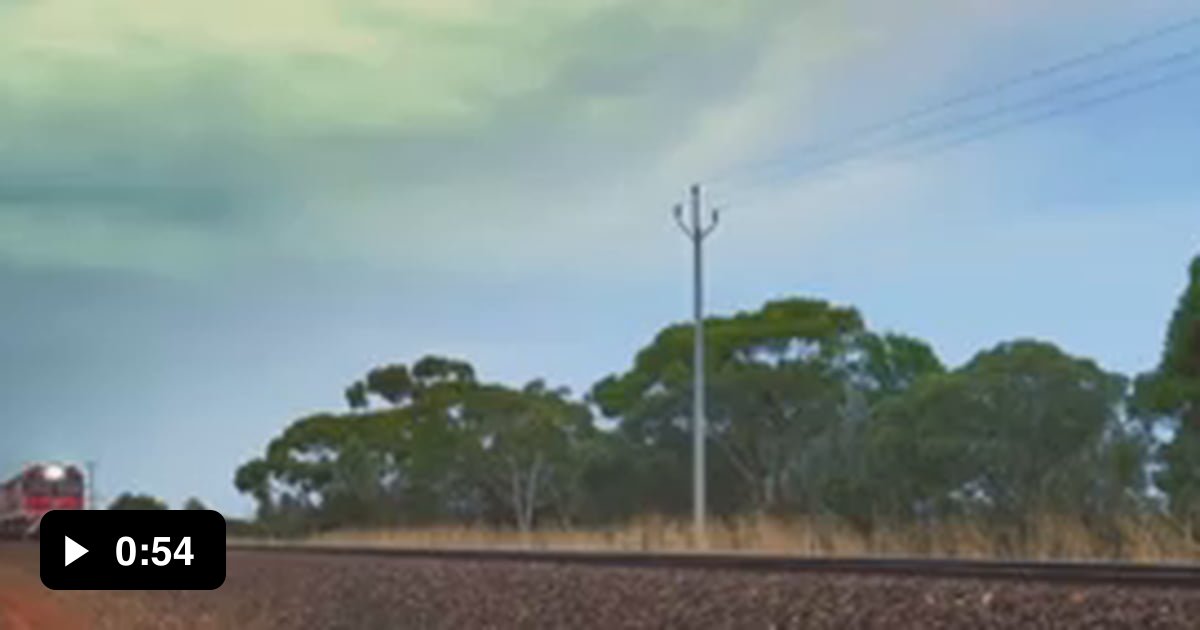 The Ghan on its 3000km journey across the desert between Adelaide and Darwin. - 9GAG