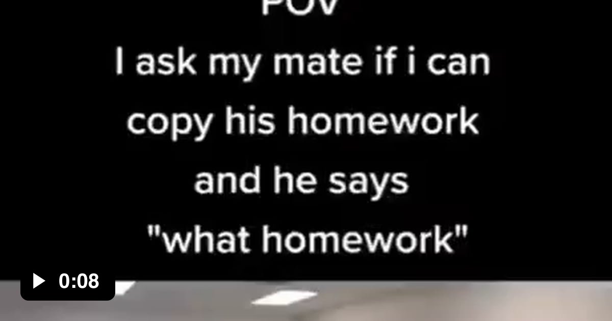 Homework? What is that? - 9GAG