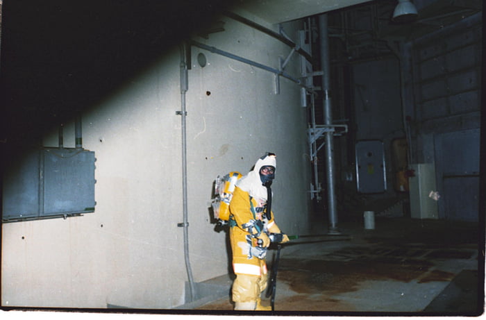 William Behrle, the first man to enter the Three Mile Island reactor ...