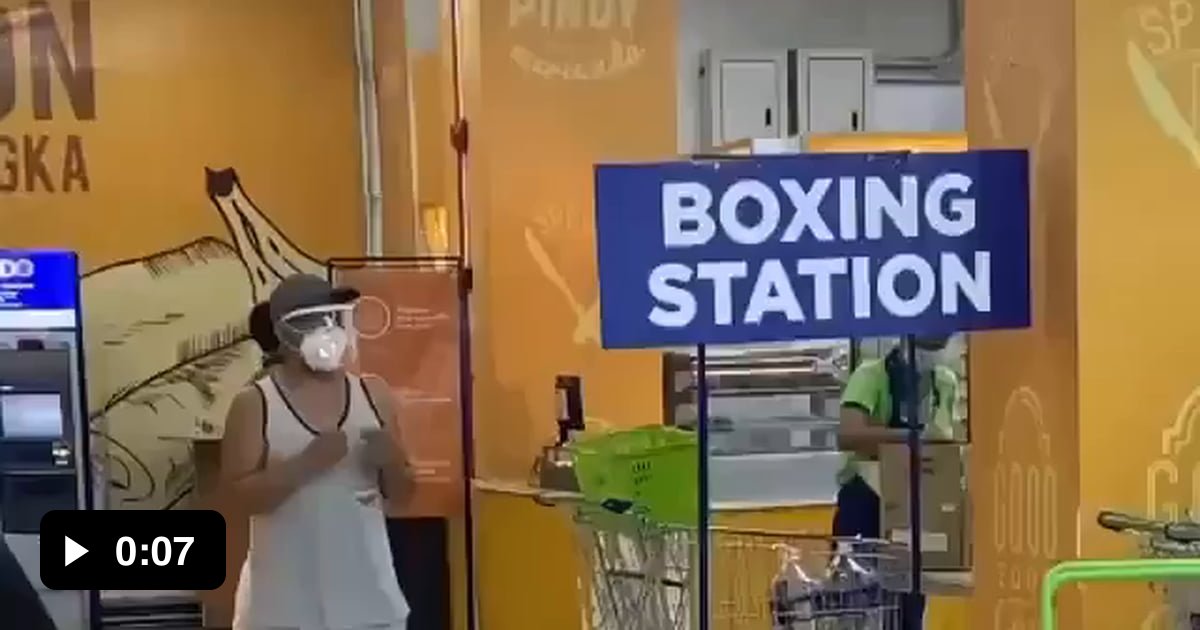 I mean it IS a boxing station - 9GAG