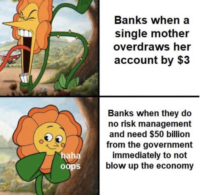 Classic greedy banks - 9GAG