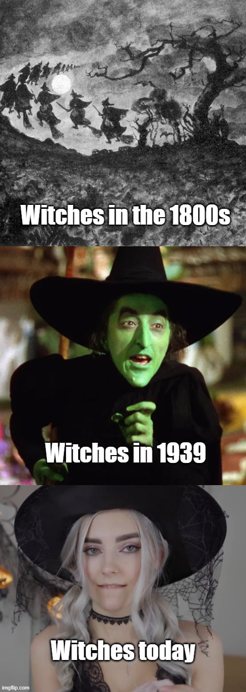 Witches throughout time - 9GAG
