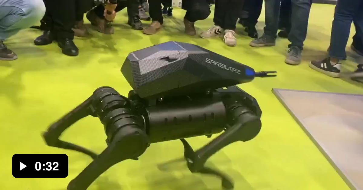 Aand Turkey produced the first killer robot doggo - 9GAG