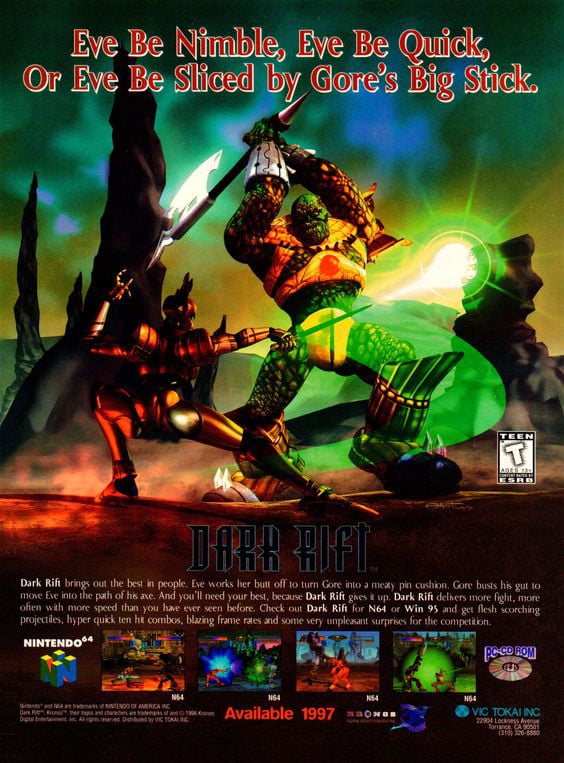 Dark rift 1997, back in the day we thought this game was suppsoed to be ...