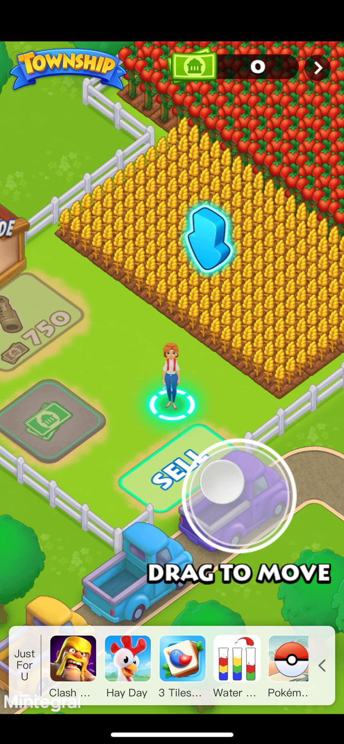 This ad hides the skip button to make it look like the hotbar - 9GAG