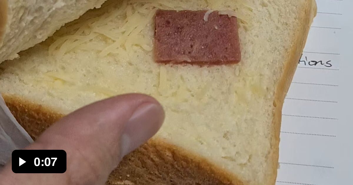 Saddest ham and cheese sandwhich - 9GAG