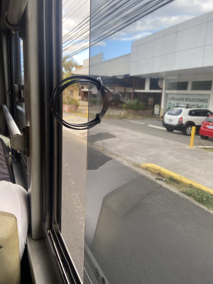 Zip ties for window handles - 9GAG