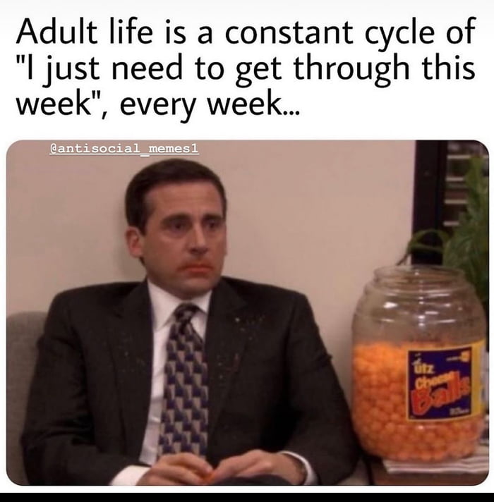Just 5 days we will reach the weekends - 9GAG