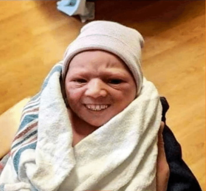 This is why babies are born without teeth - 9GAG