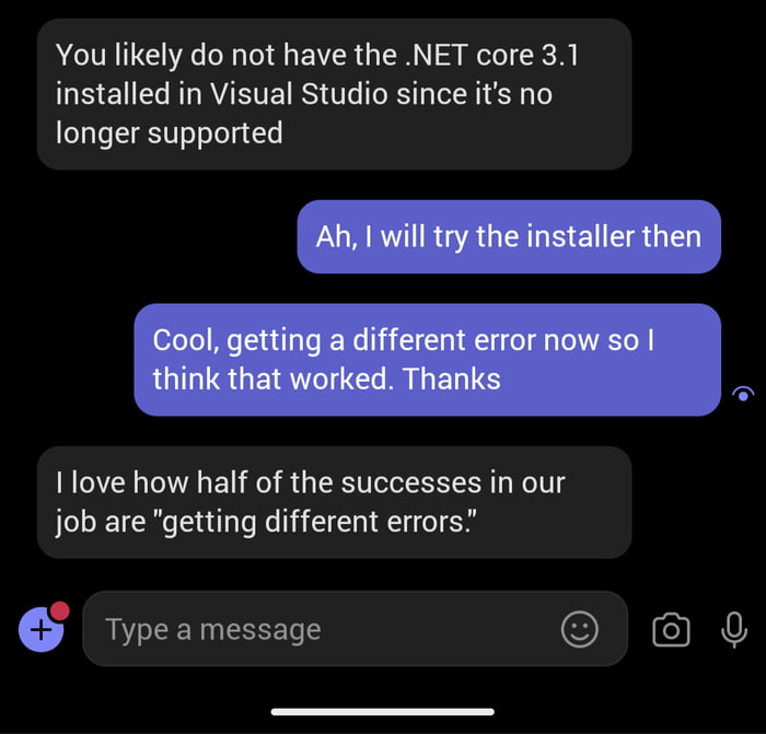 GettingErrorsIsSucess - 9GAG