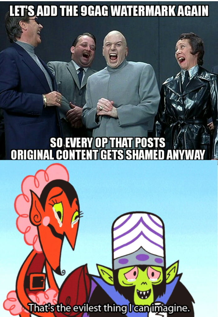 Such evil. Wow. - 9GAG