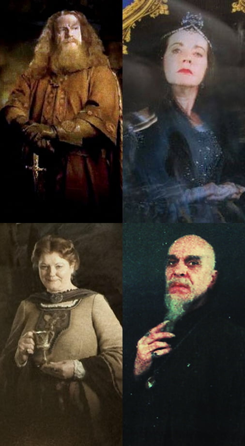 The four founders of Hogwarts School of Witchcraft and Wizardry - 9GAG