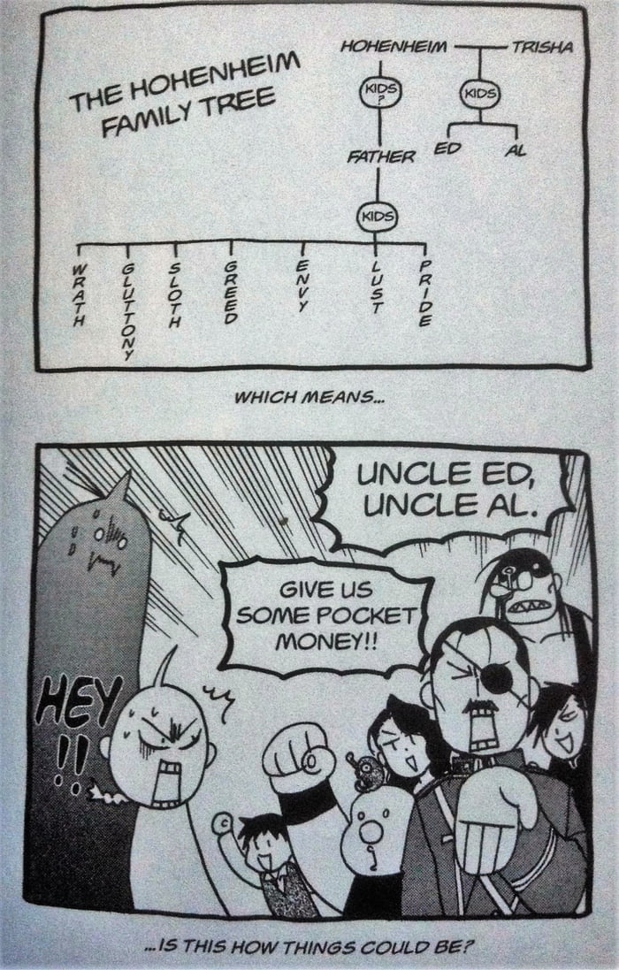 The moment when you realise Edward and Alphonse are uncles to all the ...