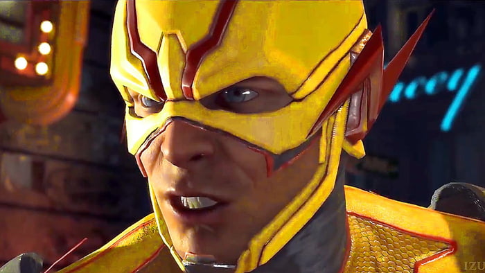 Flash Vs. Reverse Flash Fight Scene - Injustice 2 - 9GAG