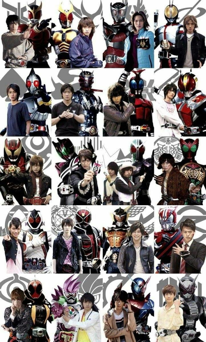 Kamen riders and their alter ego - 9GAG