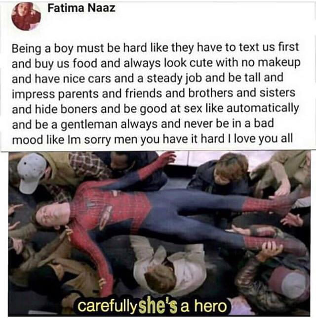 We frfr living life on veteran difficulty while females live life on recruit difficulty - 9GAG