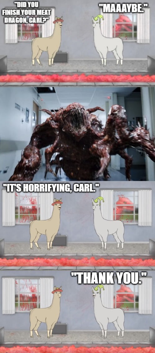 It's not a meat grinder, it's an orphan stomper. - 9GAG