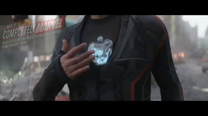 VFX of Iron Man's nano-tech suit mixed with Infinity War footage. - 9GAG