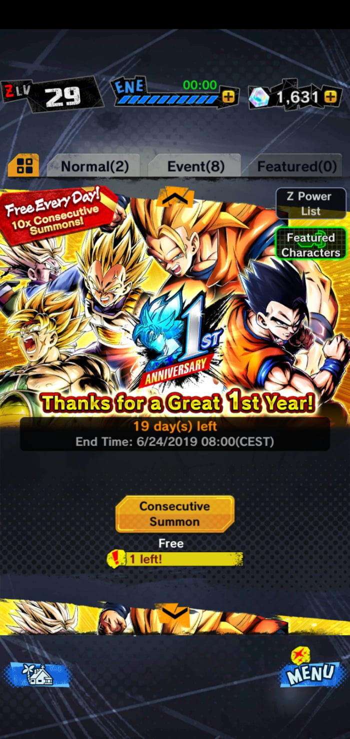 Finally the time has come to celebrate 1 yr of DB Legends! I've been ...