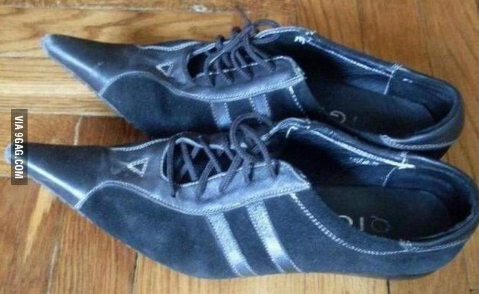 Traditional Adidas Gopnik shoes - 9GAG