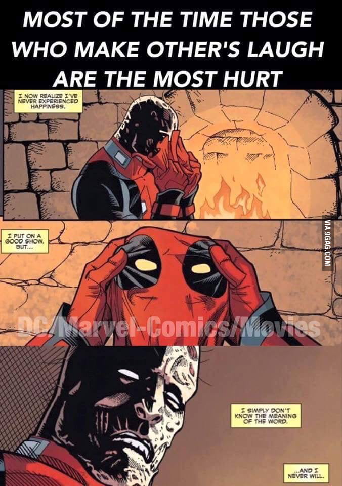 Deadpool is more of a sad story - 9GAG