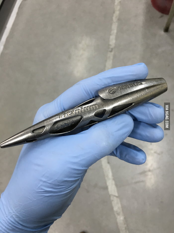 3D printed titanium pen - 9GAG