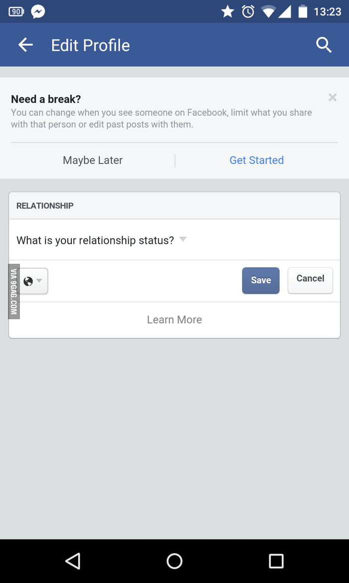 Blank Facebook Post
