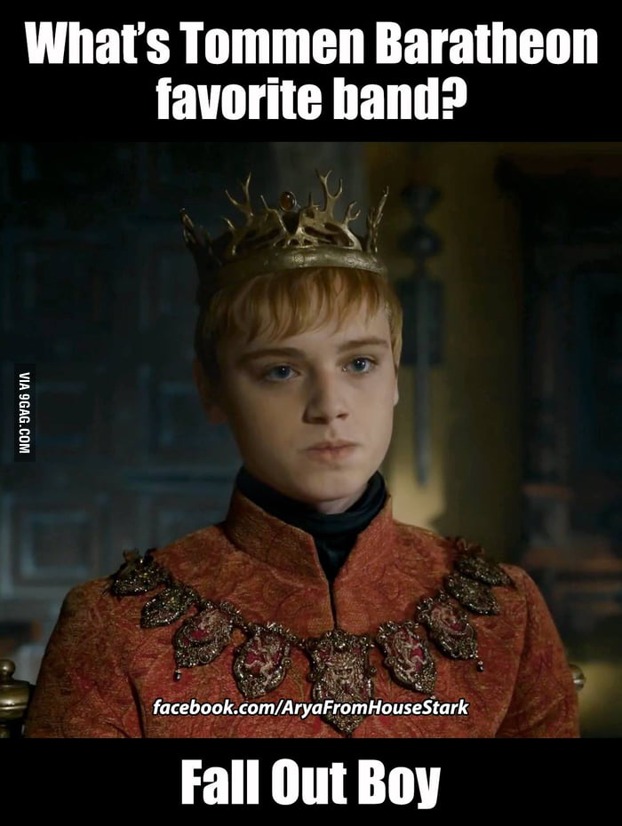 Tommen is truly a DIE HARD fan. - 9GAG